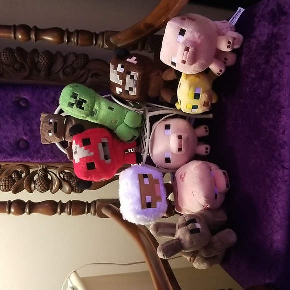 Mojang | Toys | Minecraft Plush Lot | Poshmark